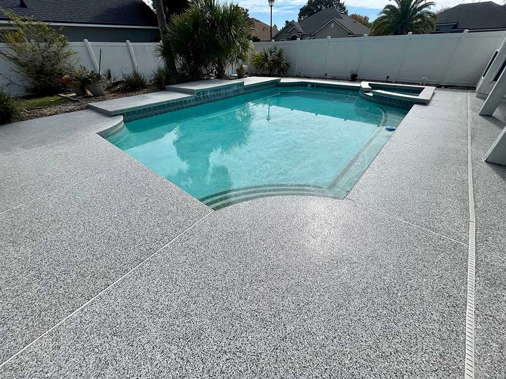 Pool Deck Epoxy Flooring #1 Solution By Diamond Coating Solution - Diamond Coating Solution